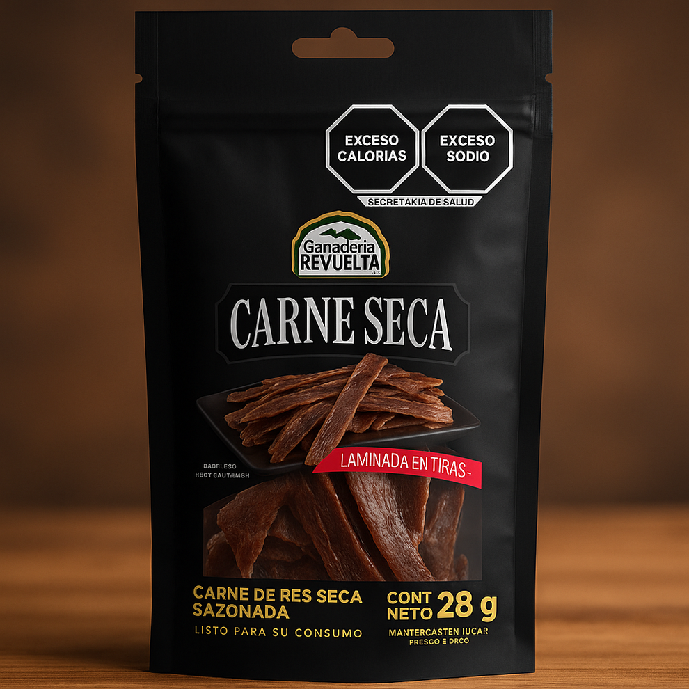 CARNE SECA EN TIRAS 28 GR – El Paje Gourmet